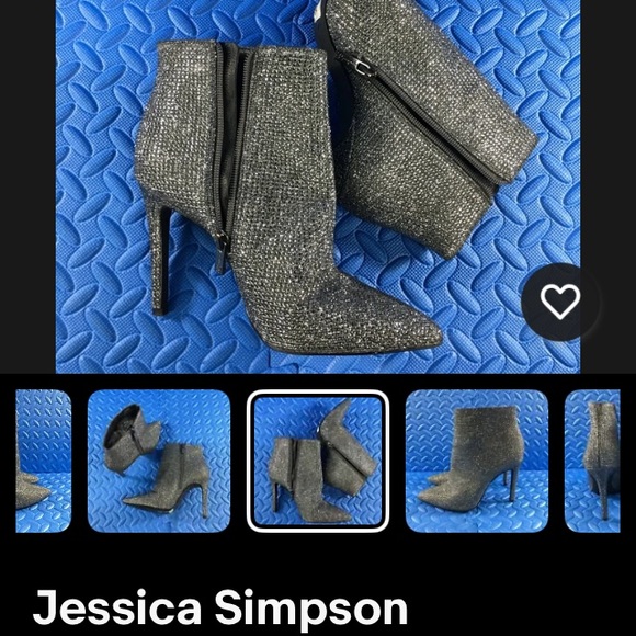 Jessica Simpson | Shoes | Jessica Simpson Black Heeled Boots With ...
